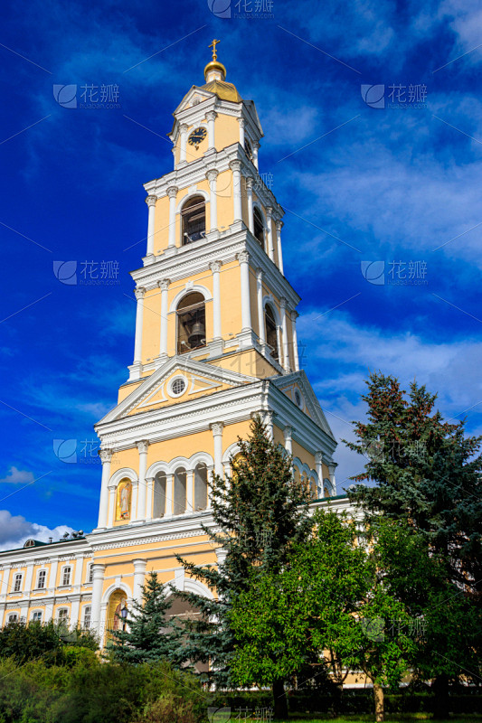 六翼天使,修道院,俄罗斯,钟楼,三位一体,灵性,旅途,东正教,著名景点,圆顶建筑