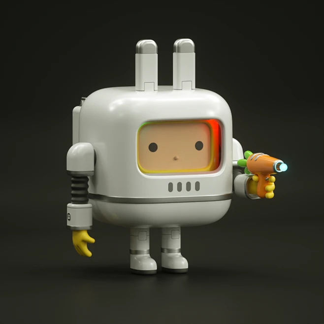 CUBE ARTWORK: CARROT WARRIOR-花瓣网