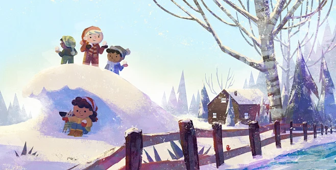Snow Falls-花瓣网