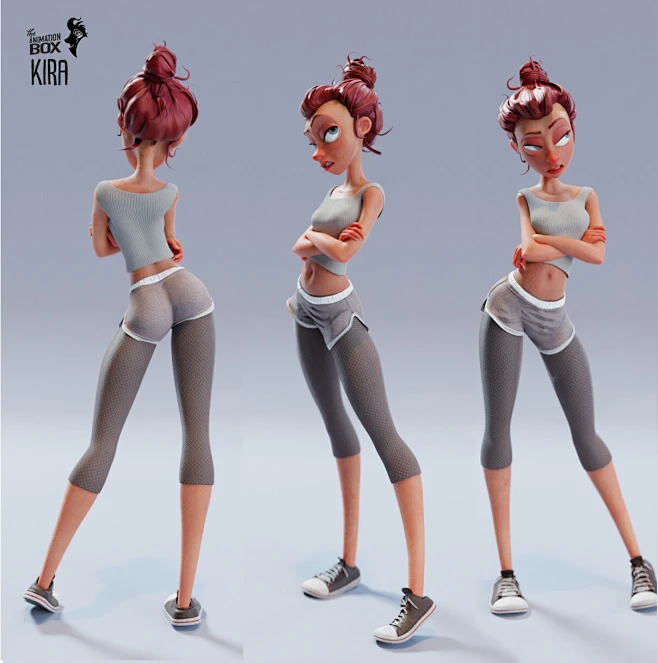 Kira, Yuri Lementy : Kira is a Maya character rig for the Animation Mentorship Program at THE ...
