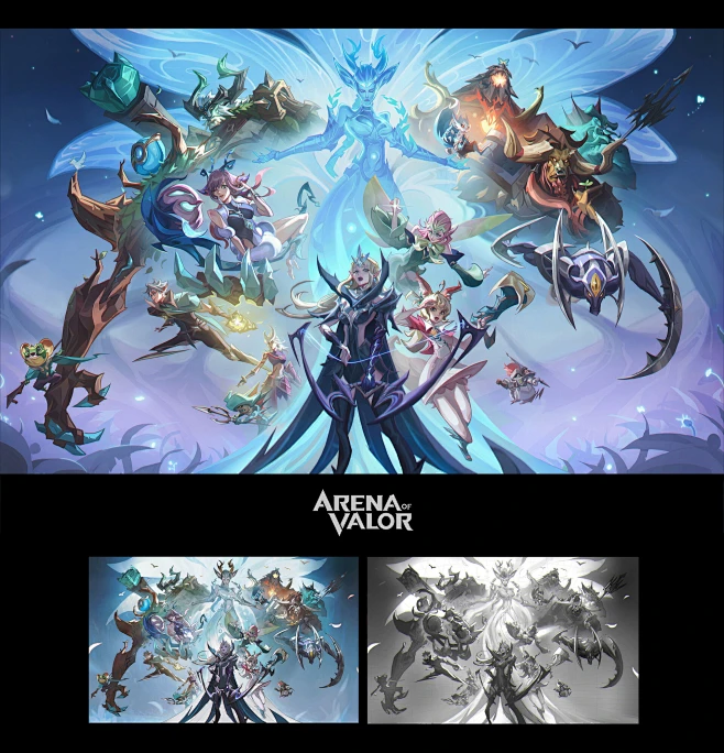 AOV / promotion key art-花瓣网