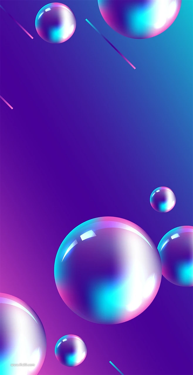 时尚几何彩色图形渐变元素海报背景-花瓣网