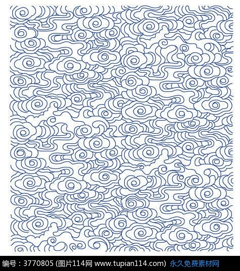 传统云纹-花瓣网