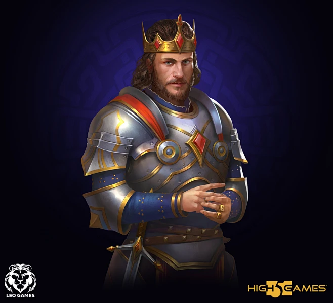 Character design King-花瓣网