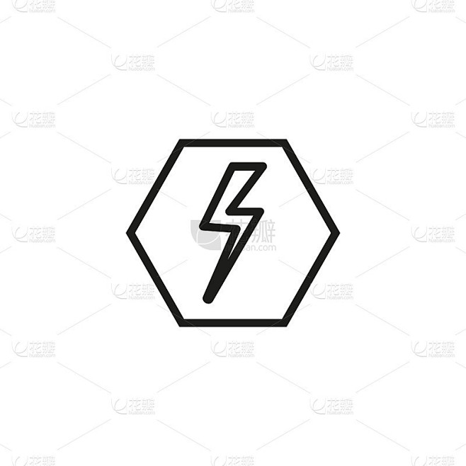 Power symbol line icon