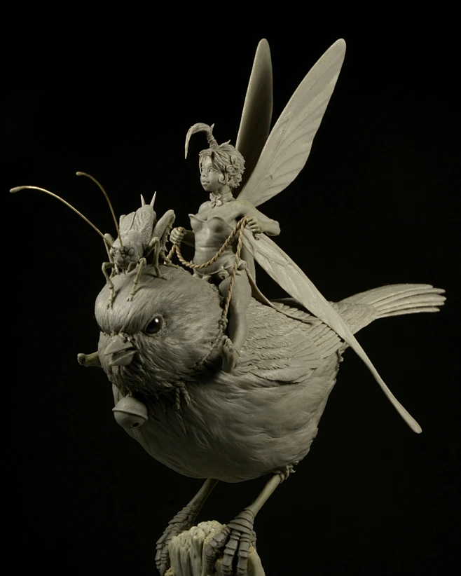 Tinkerbell, Patrick MASSON : Tinkerbell Sculpted in 2017 for Blacksmith ...