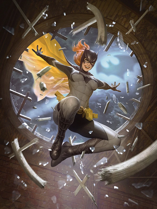 Batgirl, Alex Garner : Illustration for Sideshow Collectibles-花瓣网