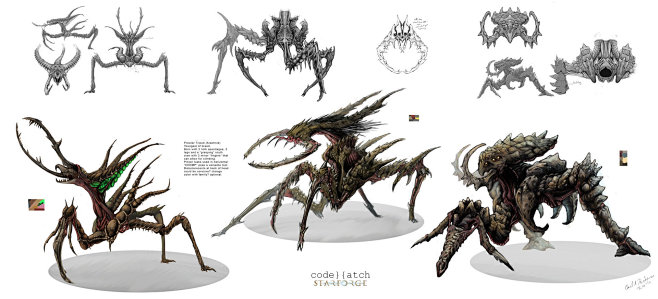 虫族原画虫子原画虫族怪物原画来自cgbook.cn (500)