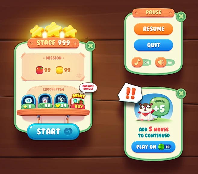 casual game Character design game game title game ui graphic design ...