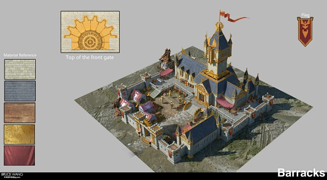Medieval barracks-花瓣网
