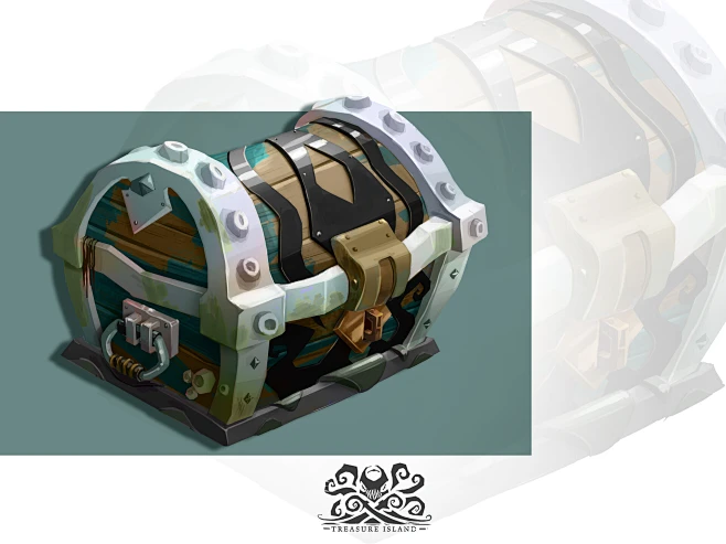 Treasure Island Prop Design - Treasure Chest, Nickie Villa : Treasure ...