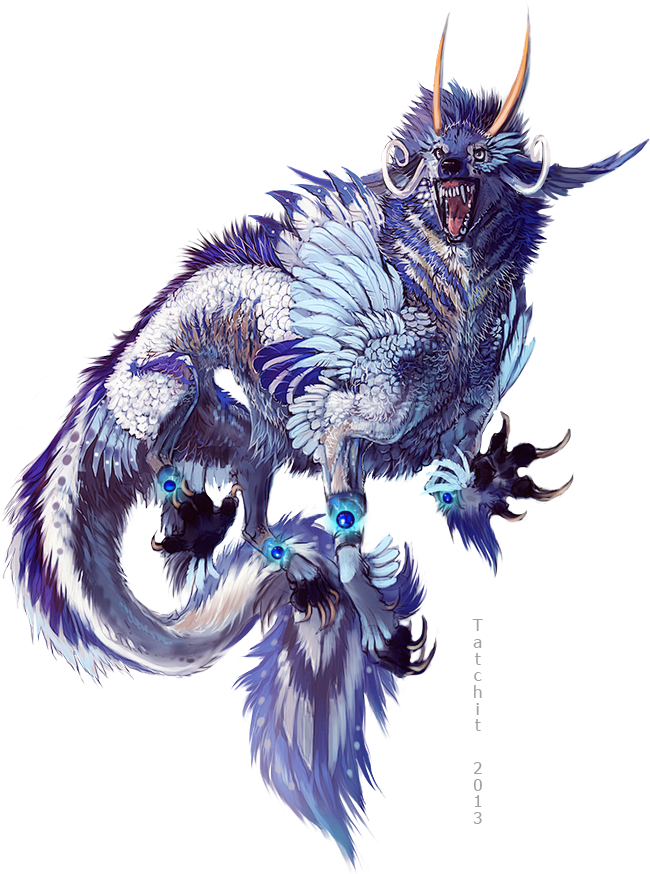 【插画】【tatchit】的魔幻动物║微元素-tatchit