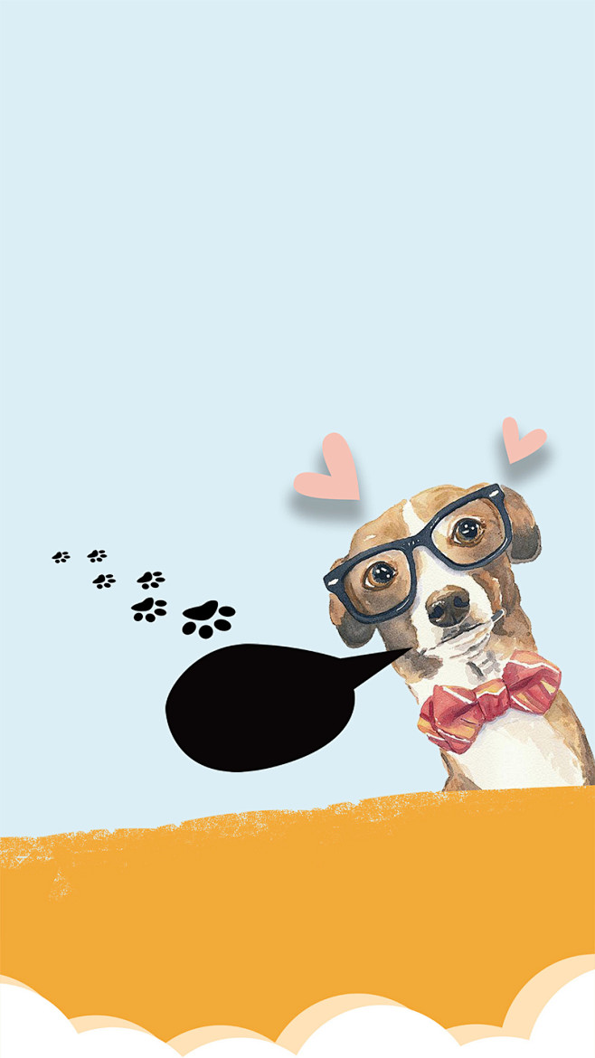 手绘萌宠领养海报H5背景psd分层下载_新图网 https://ixintu.com 手绘 萌宠 宠物 狗狗 蓝色 黄色 领养 喂养 小狗 小宠物 脚印 清新 H5背景 h5 psd下载