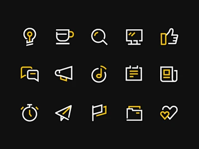 Some icons-花瓣网