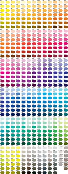Pantone Colour Chart(1)-花瓣网