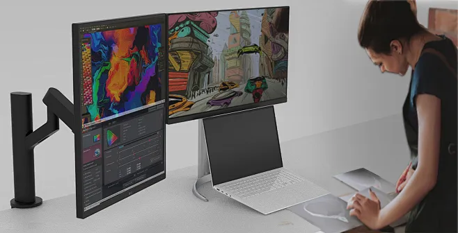 iF - LG DualUp Monitor Ergo(28MQ_bc31cd97-花瓣网