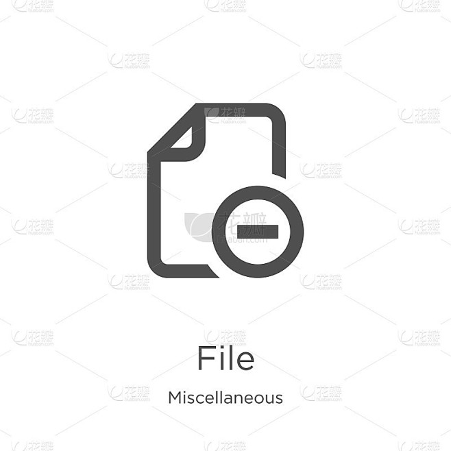 file icon vector from miscellaneous collection. Th