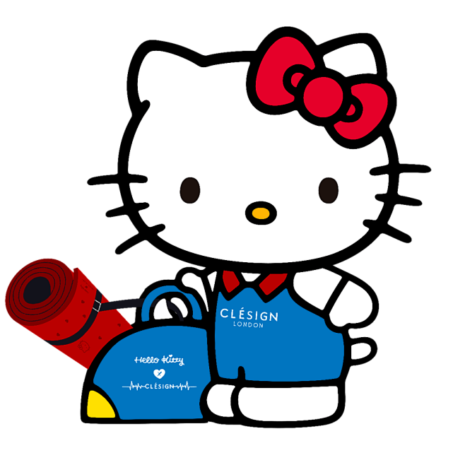 内在光芒丨“萌”动瑜伽，HelloKitty x Clesign联名款瑜伽垫限量首发！_北京 : Hello Kitty是一种美好的状态 ...