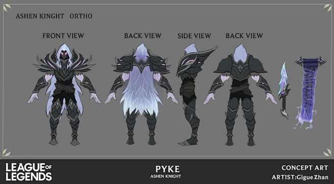 Ashen Knight Pyke-花瓣网