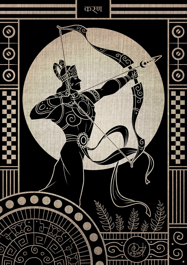 #摩诃婆罗多# Artwork collections from Mahabharata by Pobsant ...