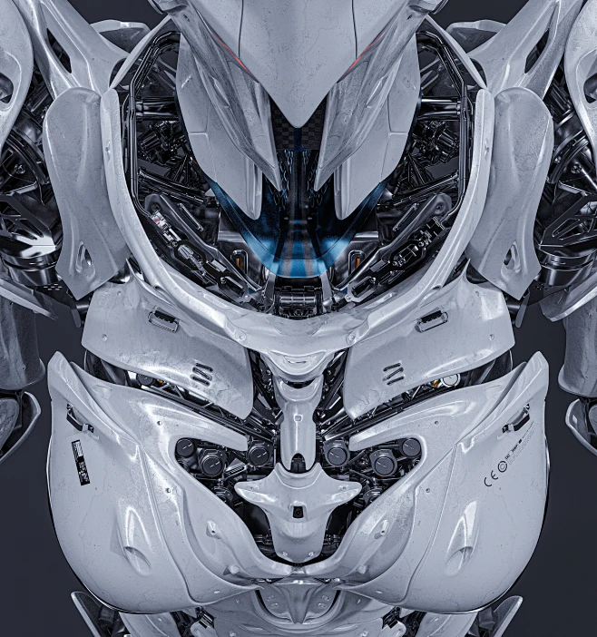 Mech female design-花瓣网