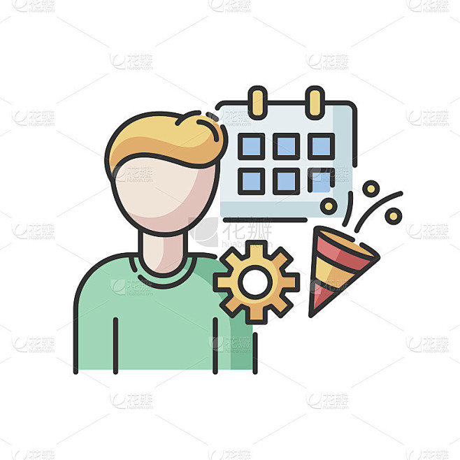 事件管理器RGB颜色图标