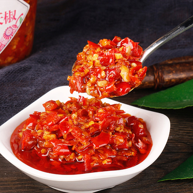 坛坛乡蒜香豉香朝天椒280g*2瓶湖南特产辣椒酱下饭剁椒酱蒜蓉辣酱-tmall.com天猫图片_场景展示图片素材-花瓣网