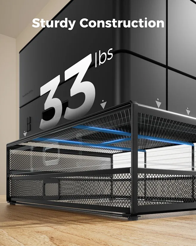 Amazon.com: HUANUO 2 Tier Monitor Stand, Metal Monitor Riser with ...