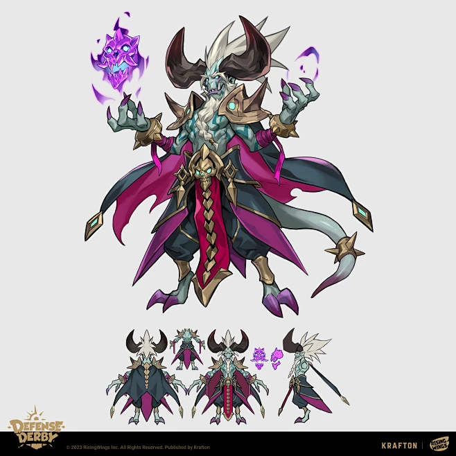 Character Concept Art for DEFENSE DERBY.-花瓣网