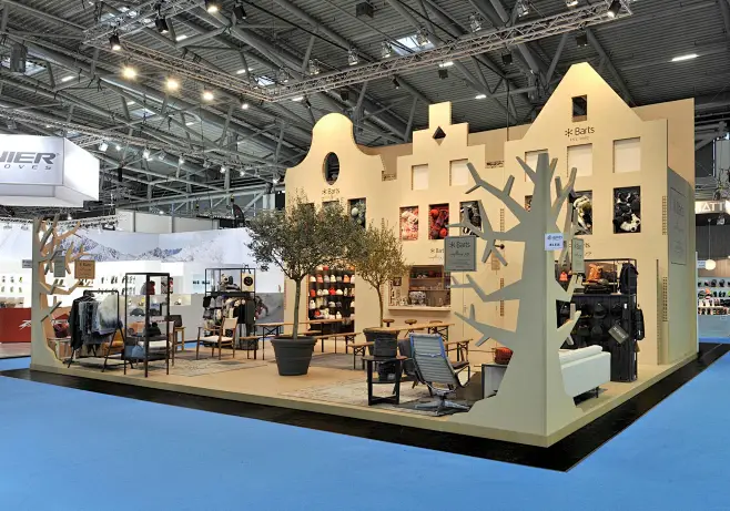 Exhibition booth from The Inside stand building for Barts at Ispo ...