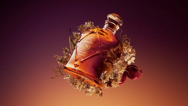 3D animation Crown Royal design motion design-花瓣网