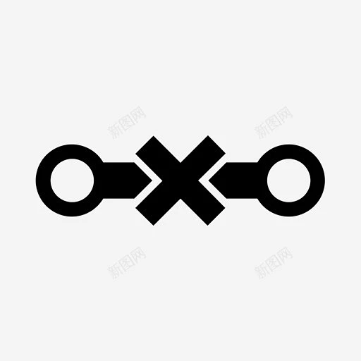 断开连接分支分叉图标 标志 UI图标 设计图片 免费下载 页面网页 平面电商 创意素材-花瓣网