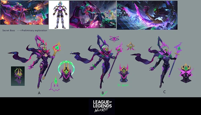 League of Legends: Wild Rift Secret Boss Viktor 隐藏BOSS 维克托-花瓣网