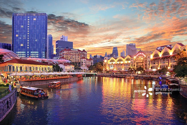 Singapore Clarke Quay_创意图片-花瓣网