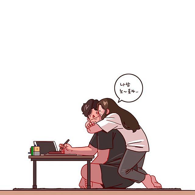 gyung studio——情侣日常 | 人物插画