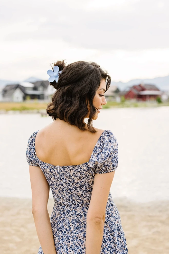 blue-flower-claw-clip-clips-342885