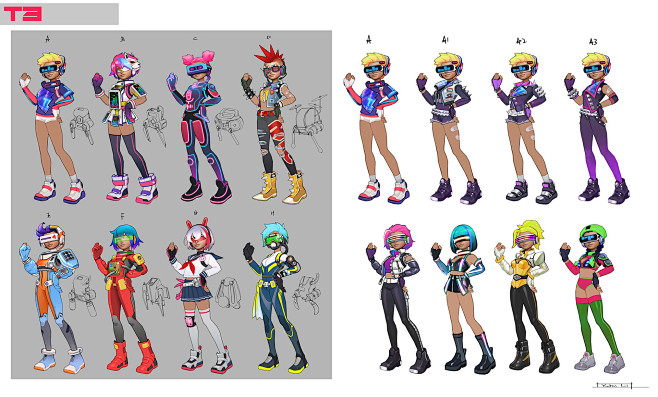 T3 Arena 火力苏打 character skin concept 02