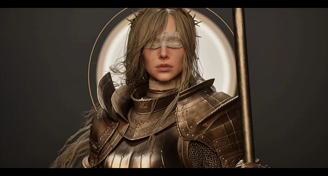 Lords of the Fallen - Judge Cleric, The Radiant Sentinel - Realtime UE5-花瓣网