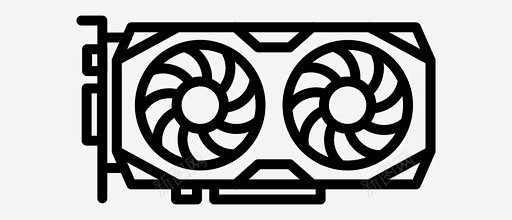 gpugfx显卡图标 平面电商 创意素材