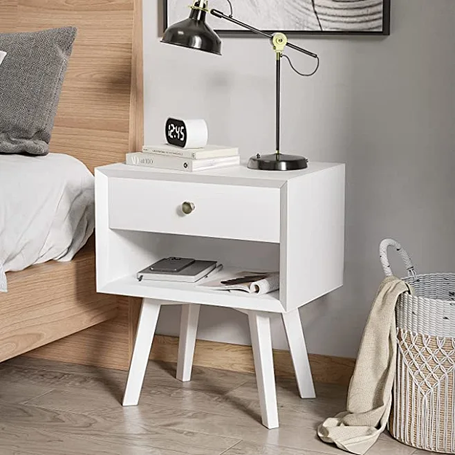amazon-white-nightstand-with-1-drawer-mid-century-modern