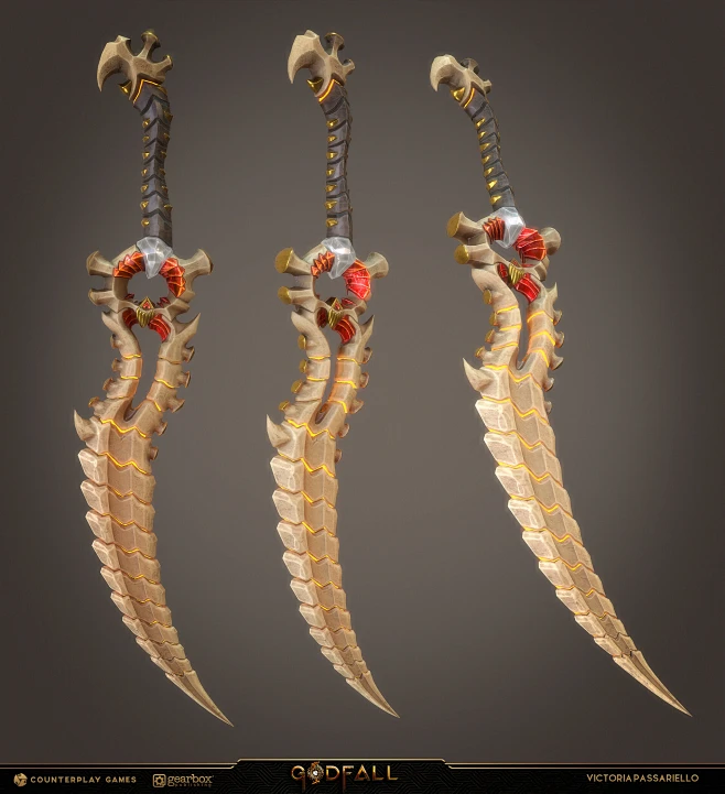 GODFALL DUAL BLADE BLACKHEART, Victoria Passariello : Dual Blade ...