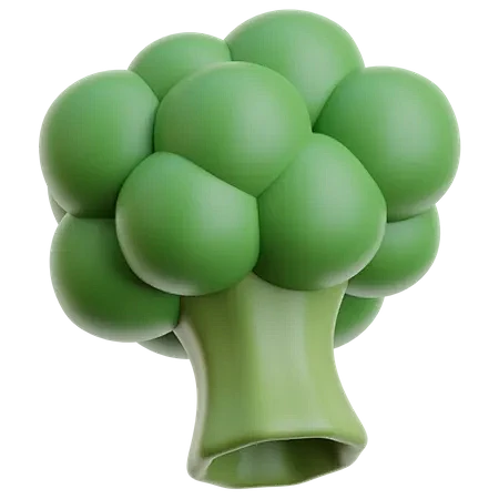 Broccoli 3D Icon-花瓣网