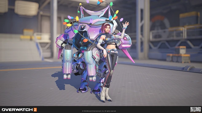 Overwatch 2 : D.VA - ANTIFRAGILE Dazzle & Blue Flame (LE SSERAFIM ...