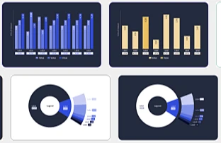 Data Visualization Graphs / Charts Kit | PC端图表-花瓣网