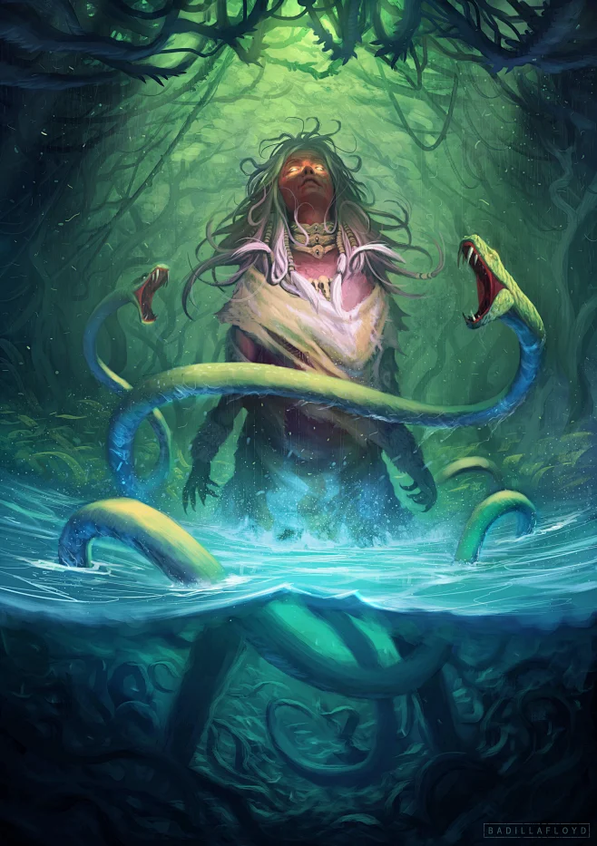 Dragon Demon Snake, Francisco Badilla : Persona work-花瓣网