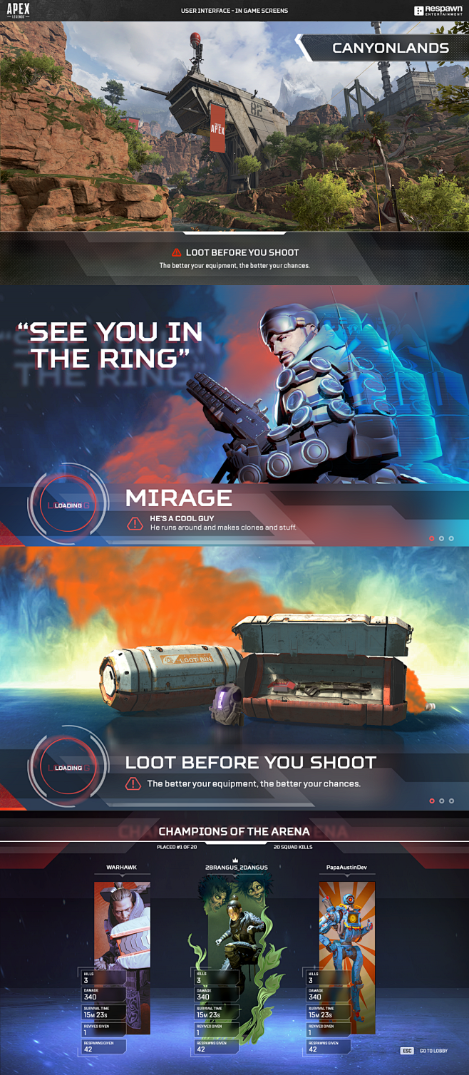 Apex Legends_ Visual Design & UI – Brandon Pirruccello _ Visual Designer
