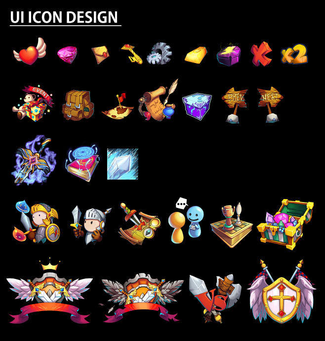 2014 UI ICON DESIGN, 기현 김 : 2014 UI ICON DESIGN by 기현 김 on ArtStation.