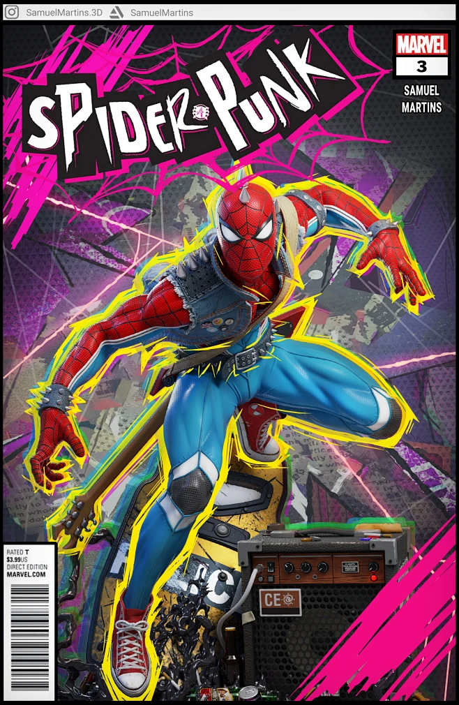 Spider-Punk-花瓣网