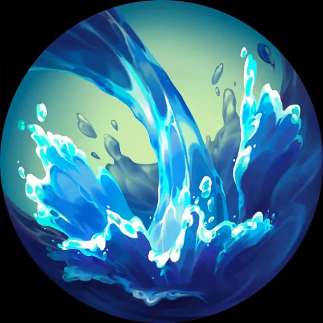 Shape water-花瓣网