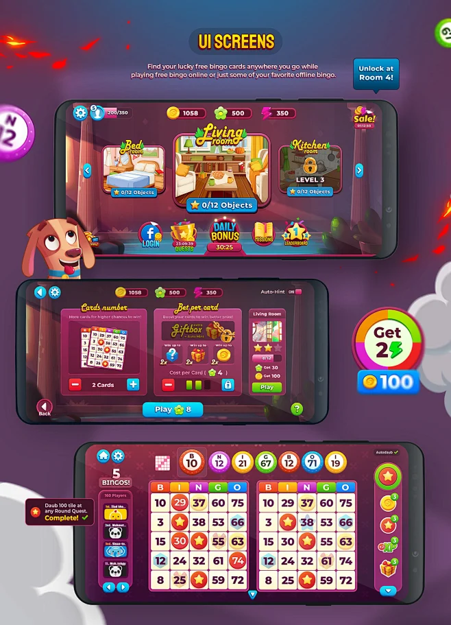 Bingo My Home • Game Art : BEST FREE BINGO GAME!Enjoy the best CLASSIC ...